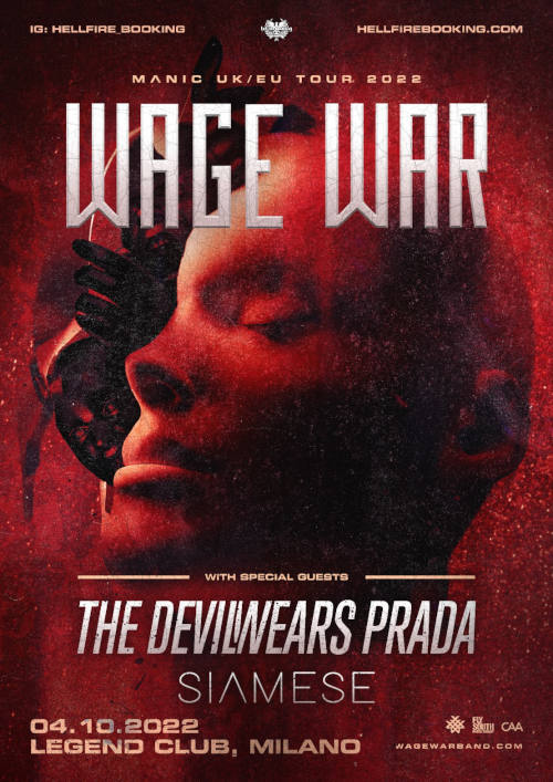 WAGE WAR Esplosione In Arrivo Tempiduri Webzine